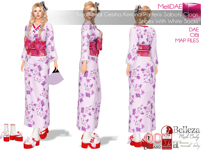 Second Life Marketplace Dae Obj Fbx And Texture Files Traditional